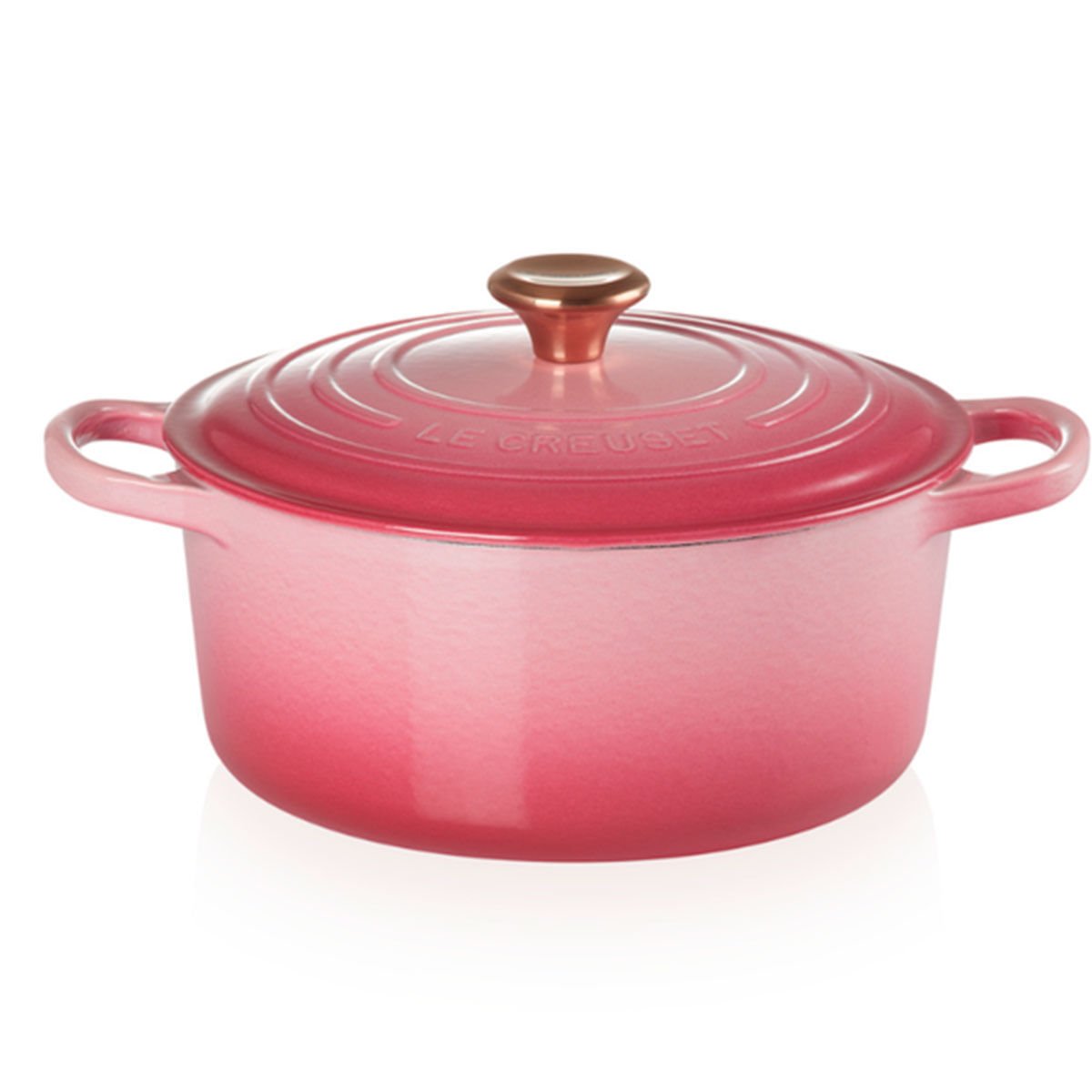 Panela Redonda Signature 26 cm Rosa Berry Le Creuset - Camicado