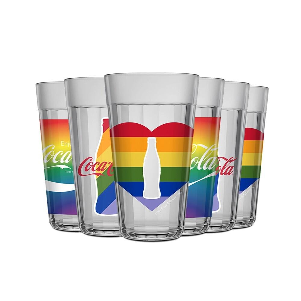 Coleção Copo Americano Coca-Cola Pride 2022 com 6 peças - Camicado