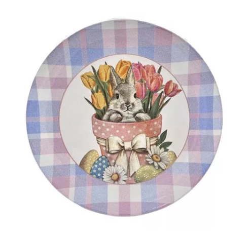 Prato Raso Cerâmica Coup Rabbit 6 Peças Porto Brasil - Camicado