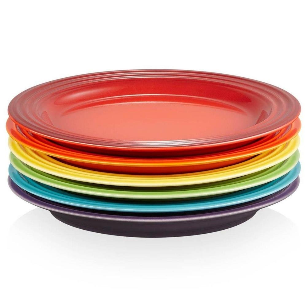 Set 6 Pratos Redondos 22 cm Colorido Gift Collection Le Creuset - Camicado