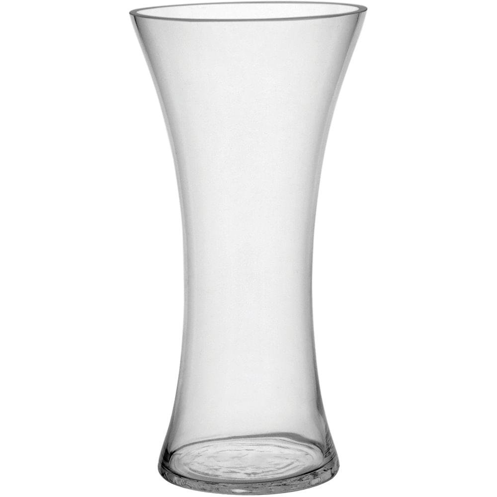 Vaso Vidro Transparente Charlise 30X15X15Cm - Camicado