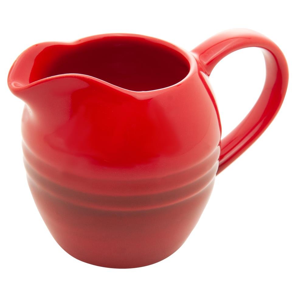 Cremeira De Cerâmica Retrô Vermelha 12,5X8X9Cm - Camicado