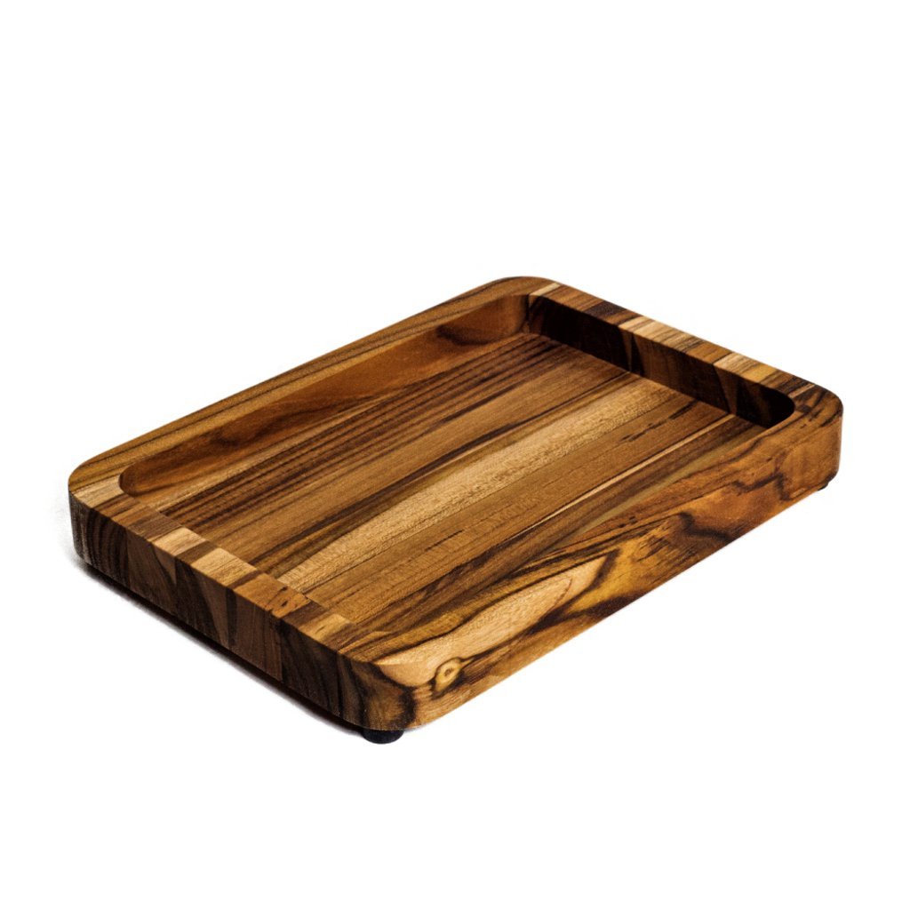 Gamela Retangular De Madeira Oscar Monte Novo 33cm - Camicado