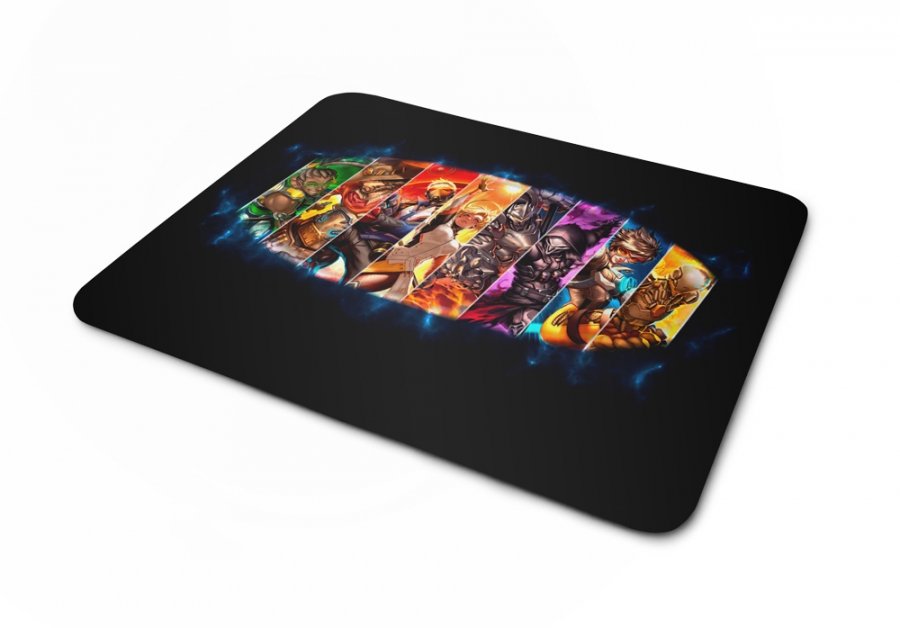 Mouse pad Overwatch Personagens - Camicado