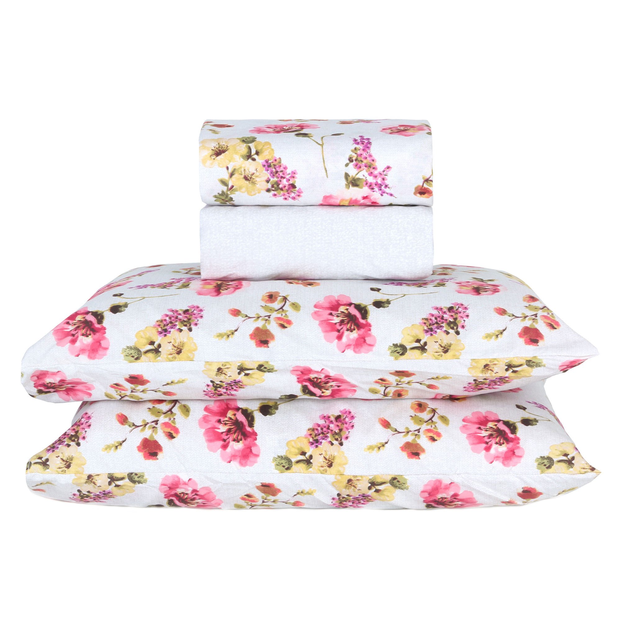 Jogo de cama Estampado Microtec 180 fios Queen - Kalie - Camicado