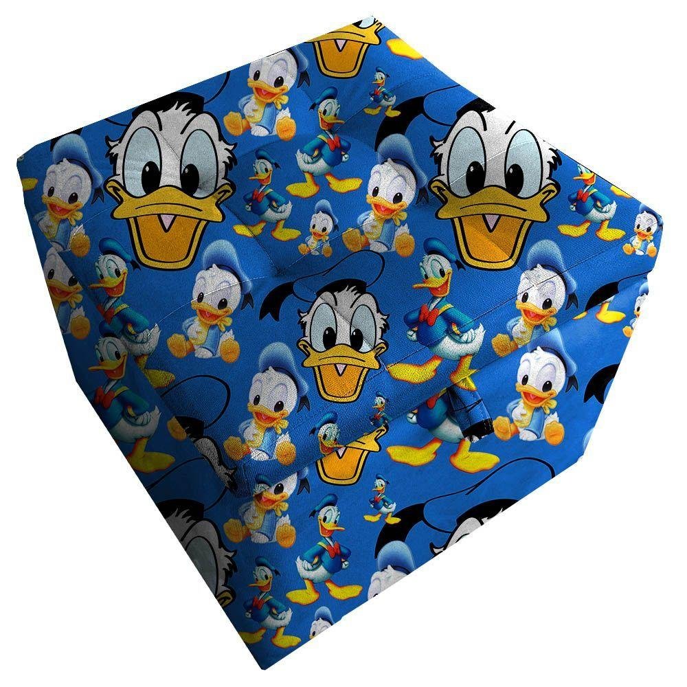 Puff Guarda Volume Suite 45x45x45 Cm ( Donald Azul) - Camicado