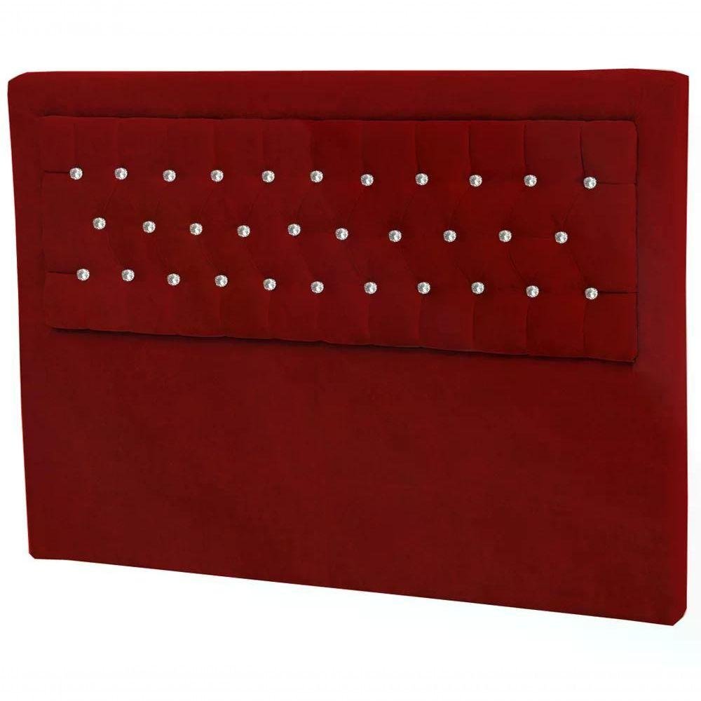 Cabeceira Box Casal Milao 140 Cm Com Strass Tca 53 Tca 53 - Camicado