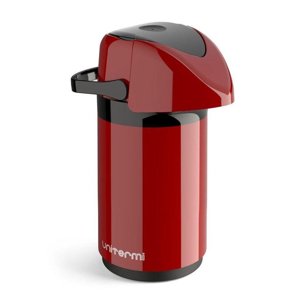 Garrafa Térmica De Pressão Verona 600 Ml Vermelho Vermelho - Camicado