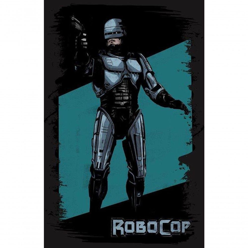 Placa Decorativa Robocop 40X60Cm - Camicado
