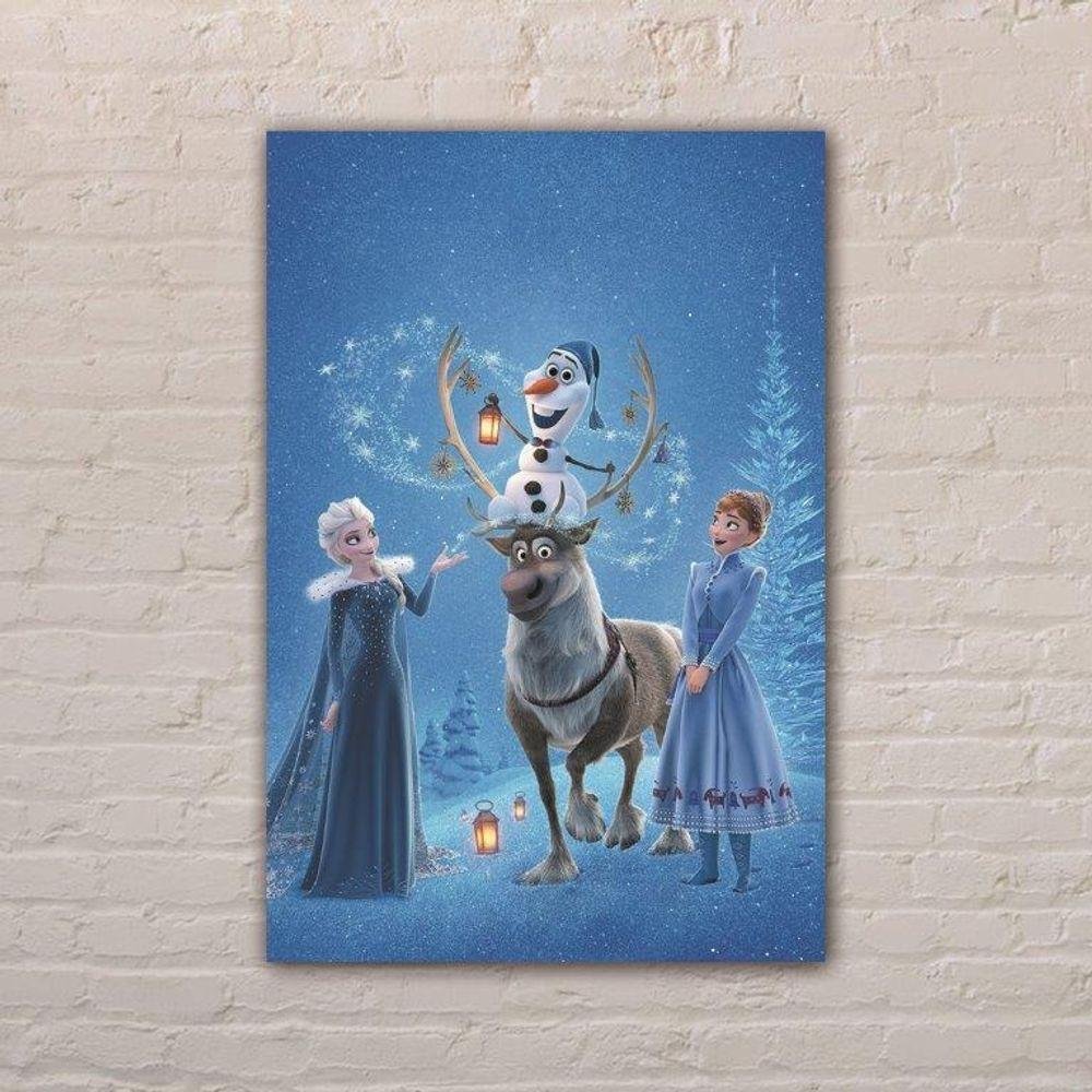 Placa Decorativa Frozen 20X30Cm - Camicado