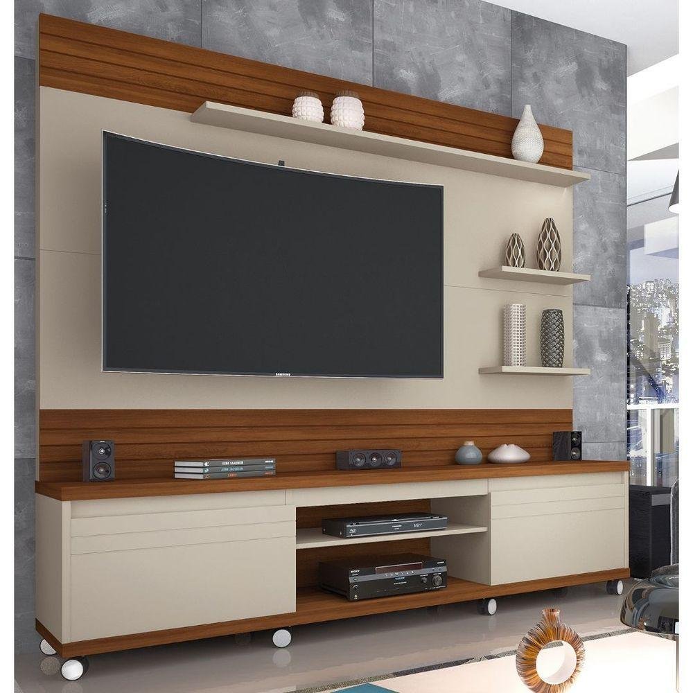 Home Theater Giga Cedro Off White-freijo - Camicado