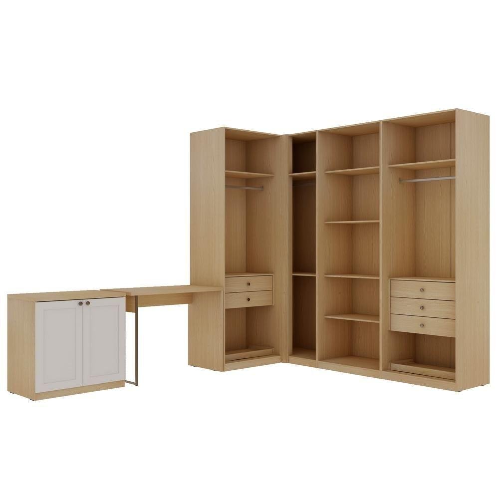Closet Completo Com 4 Modulos E Office - Camicado