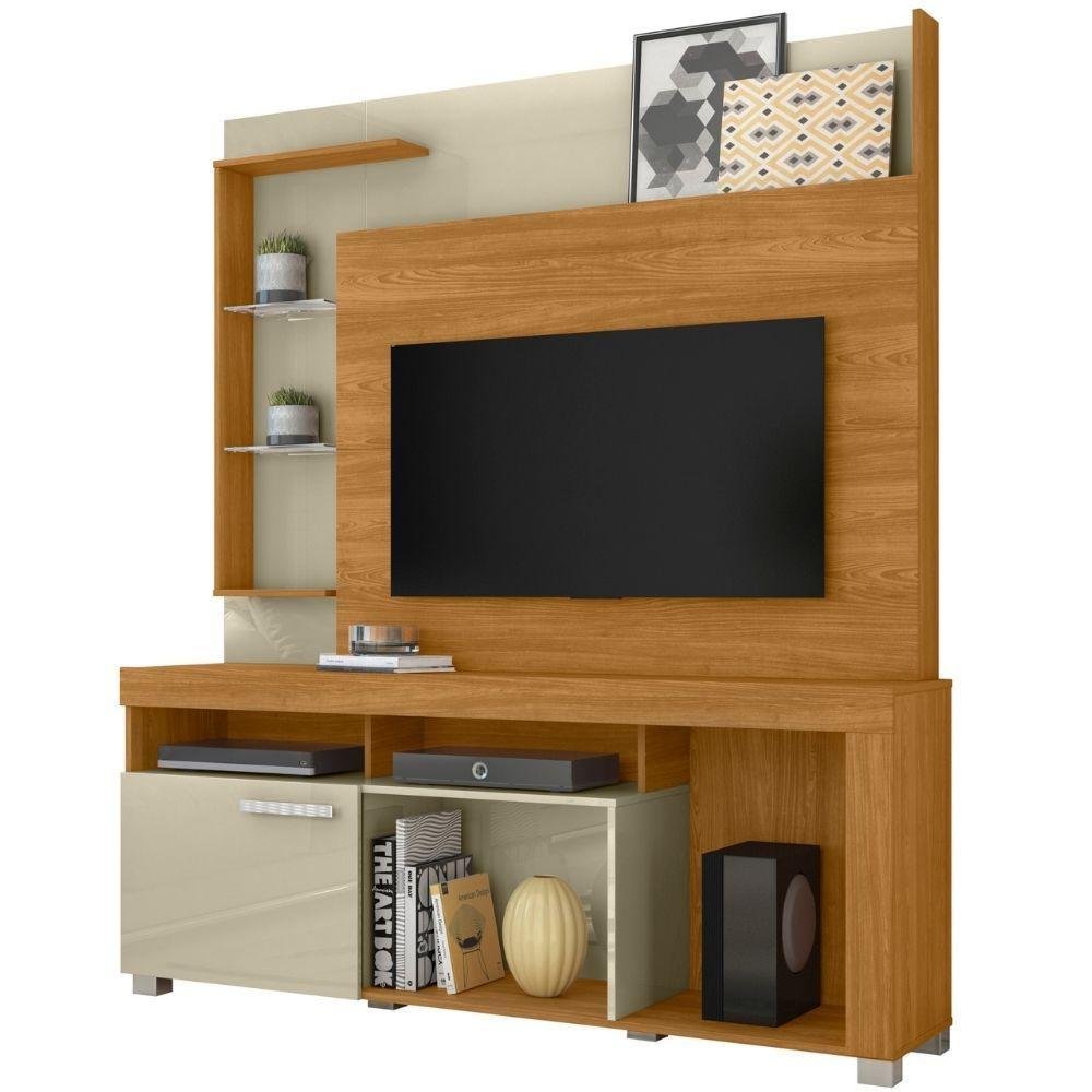 Estante Home Para Tv 50 Polegadas ícaro Cumaru Opala Madetec - Camicado