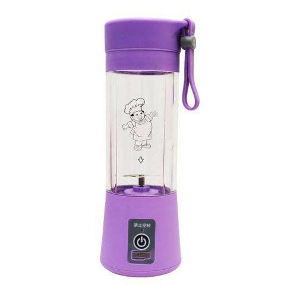 Mini Liquidificador Portátil Mixer Shake Recarregável - Roxo - Camicado
