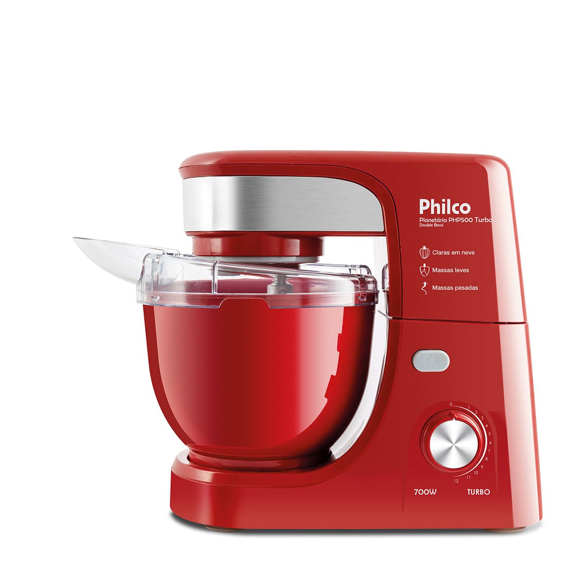 Batedeira Planetária Philco PHP500V Turbo Double Bowl 500W - Camicado
