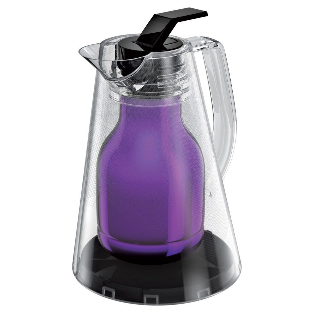 Bule Térmico Milan Crystal 0,5L Roxo Euro - Camicado