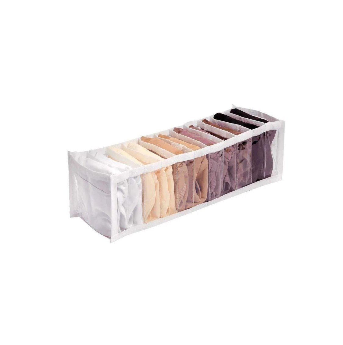 Colmeia Organizadora Premium com Viés Branco P VB Home 34 x 10 x 10 cm ...