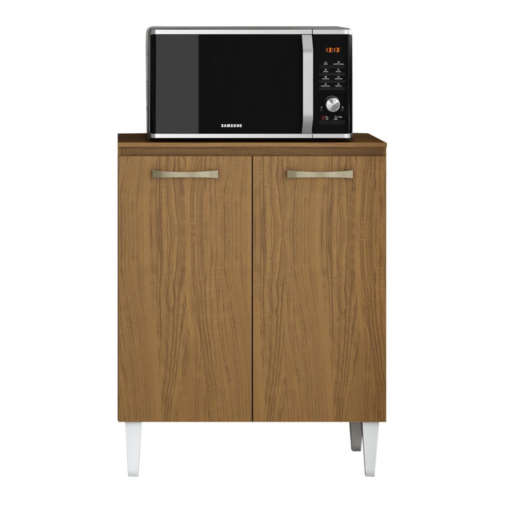 Balcão Multiuso Cozinha Para Forno Micro-ondas Athenas 02 Portas ...