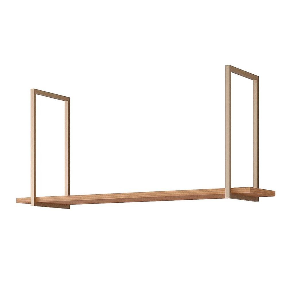 Prateleira de Cozinha Suspensa Estela 125cm Freijo - MGM - Camicado
