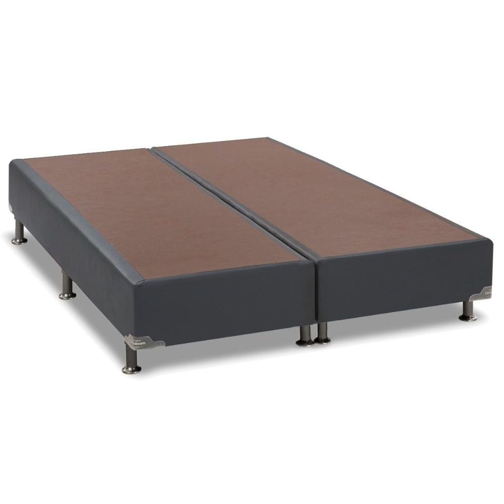 Cama Box Base Queen Universal Courano Gray (158x198x20) - Ortobom ...