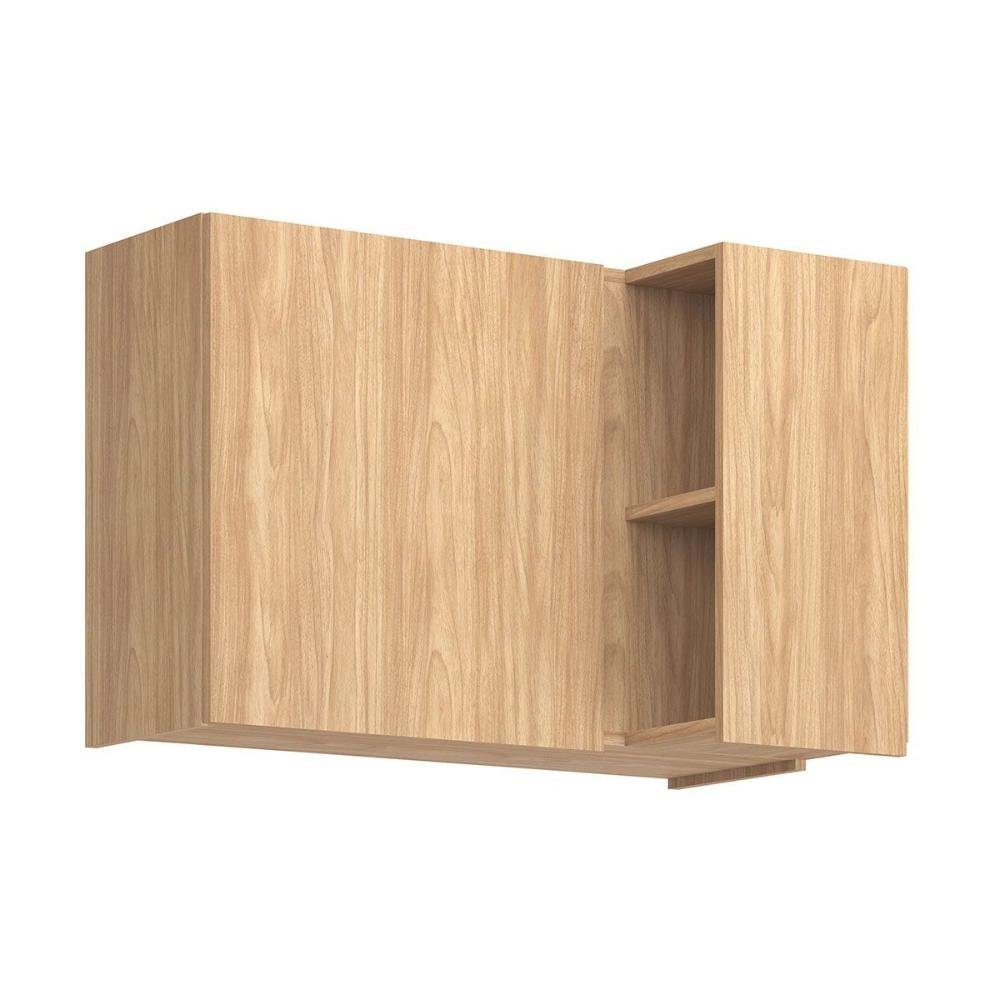 Armário Aéreo p/ Cozinha Rebeca c/ 1 Porta Canto 94cm Mel - Movelbento ...
