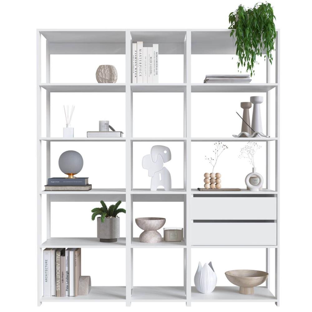 Guarda Roupa Closet 3 Módulos Nicho E Gaveta Branco Prodecor Easy ...