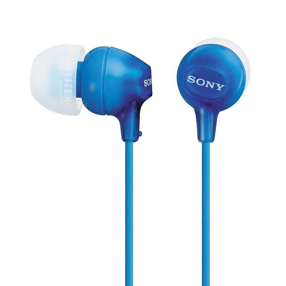 Fone de Ouvido Sony MDR-EX15LP - Azul Claro - Camicado