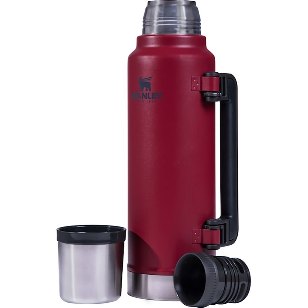 Garrafa Termica Stanley Classic Legendary Bottle com Alca - Vermelho 1 ...