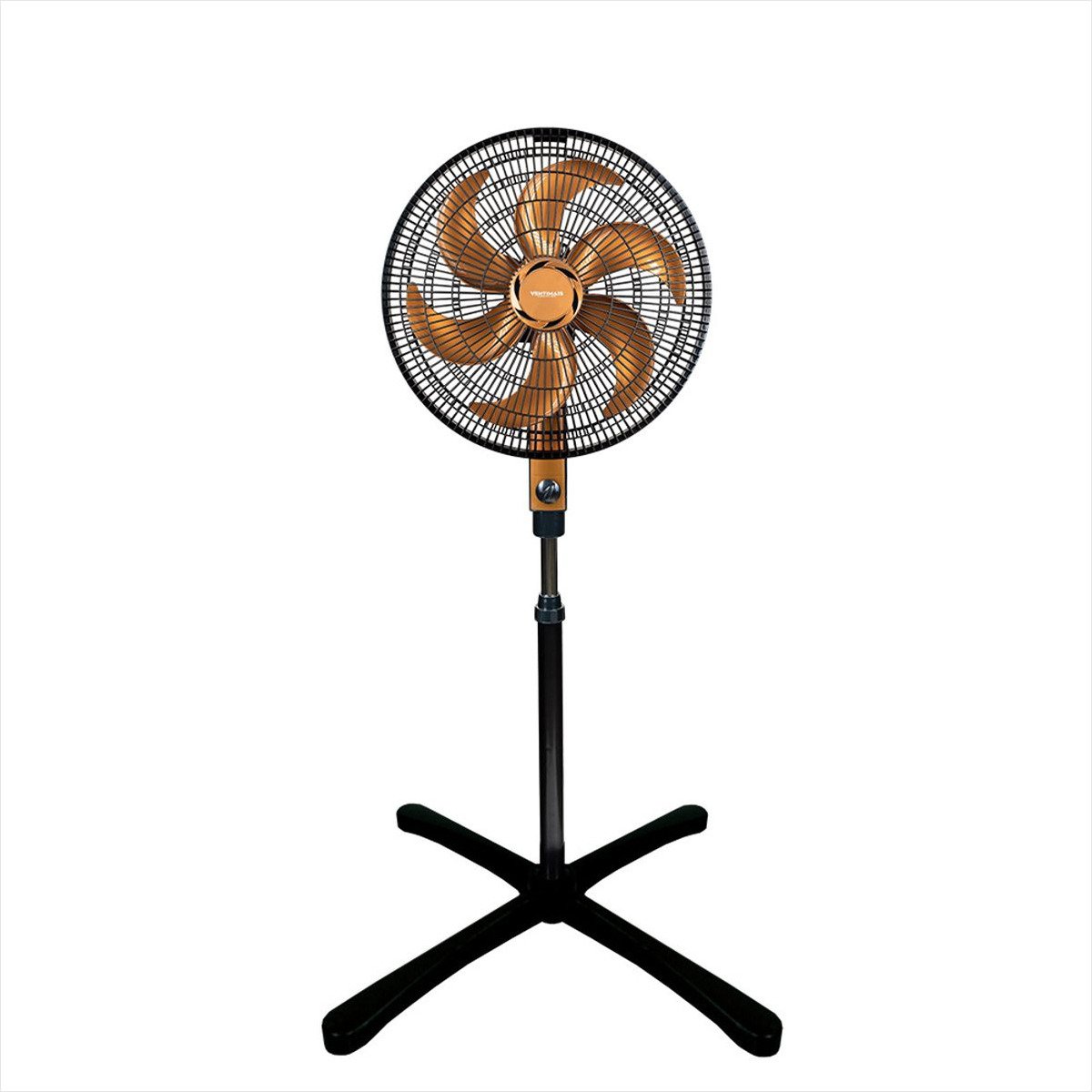 Ventilador De Coluna 40cm Preto/bronze Ventimais Estrutura Preto Pás ...