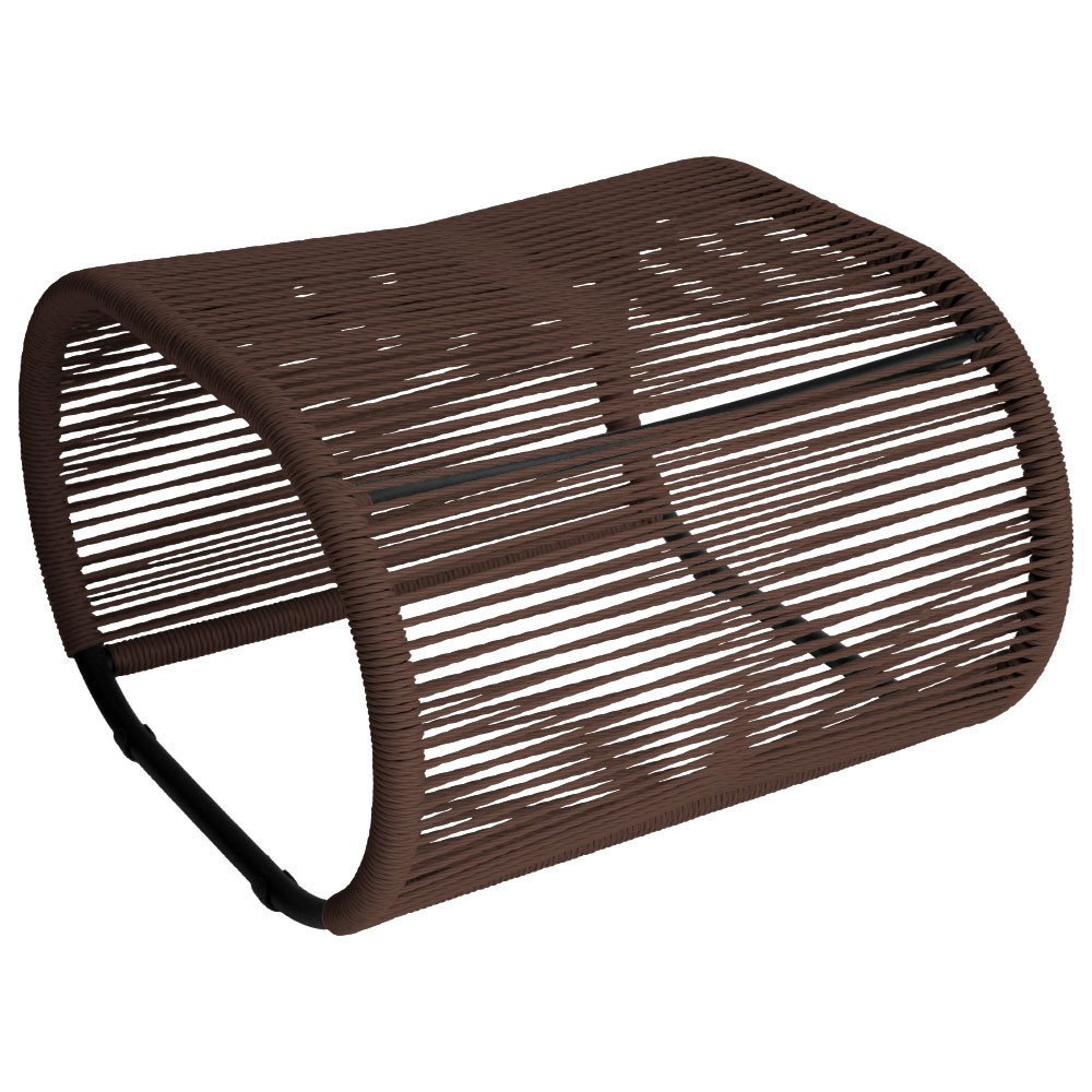 Puff para Área Externa Portugal em Alumínio e Cordão de Fibra Sintética ...