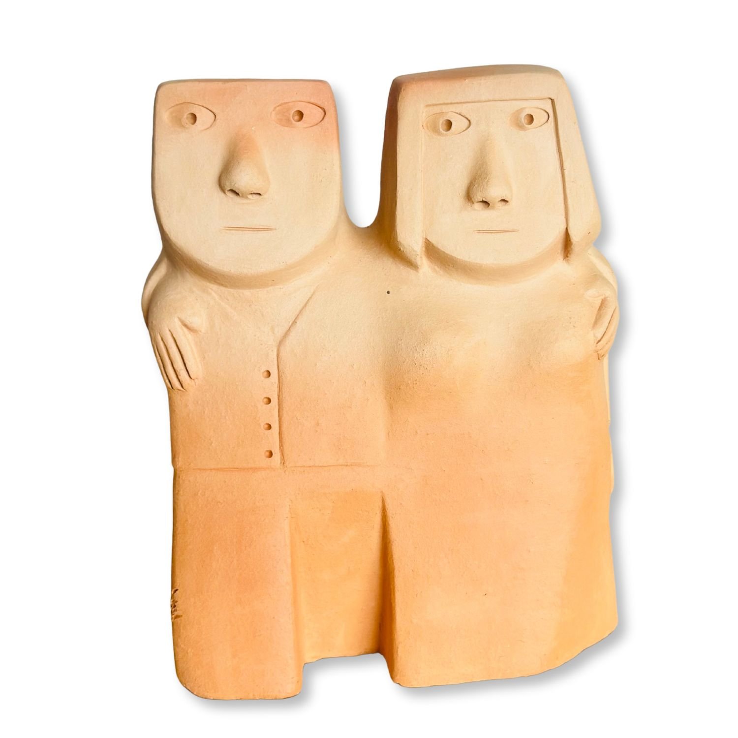 Casal Passeando em Ceramica - Mano de Bae - Namorados - Casal - Camicado
