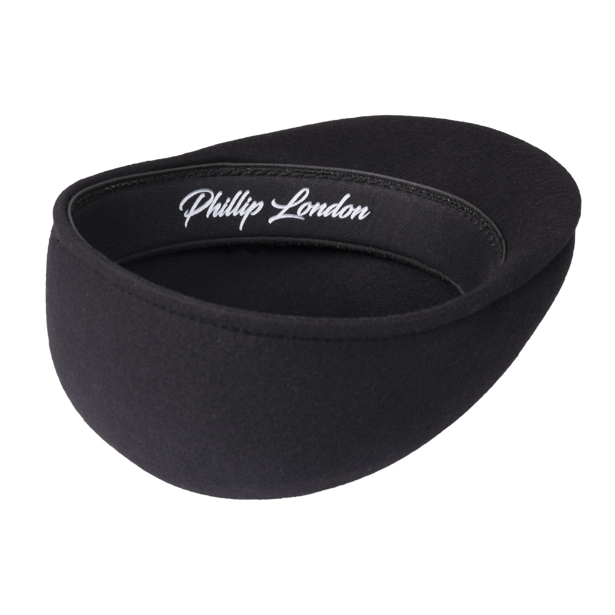 BOINA LONDON CAP FELT BLACK GG Preto