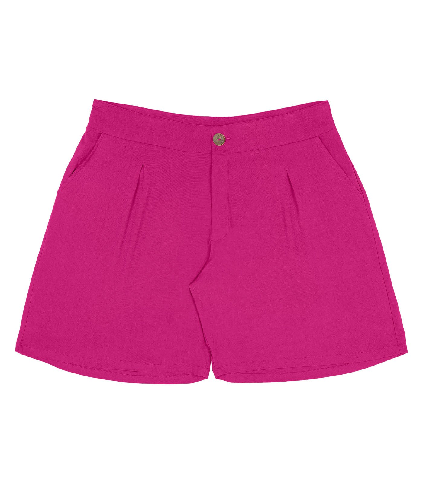 Bermuda Feminina Plus Size Secret Glam Rosa G3