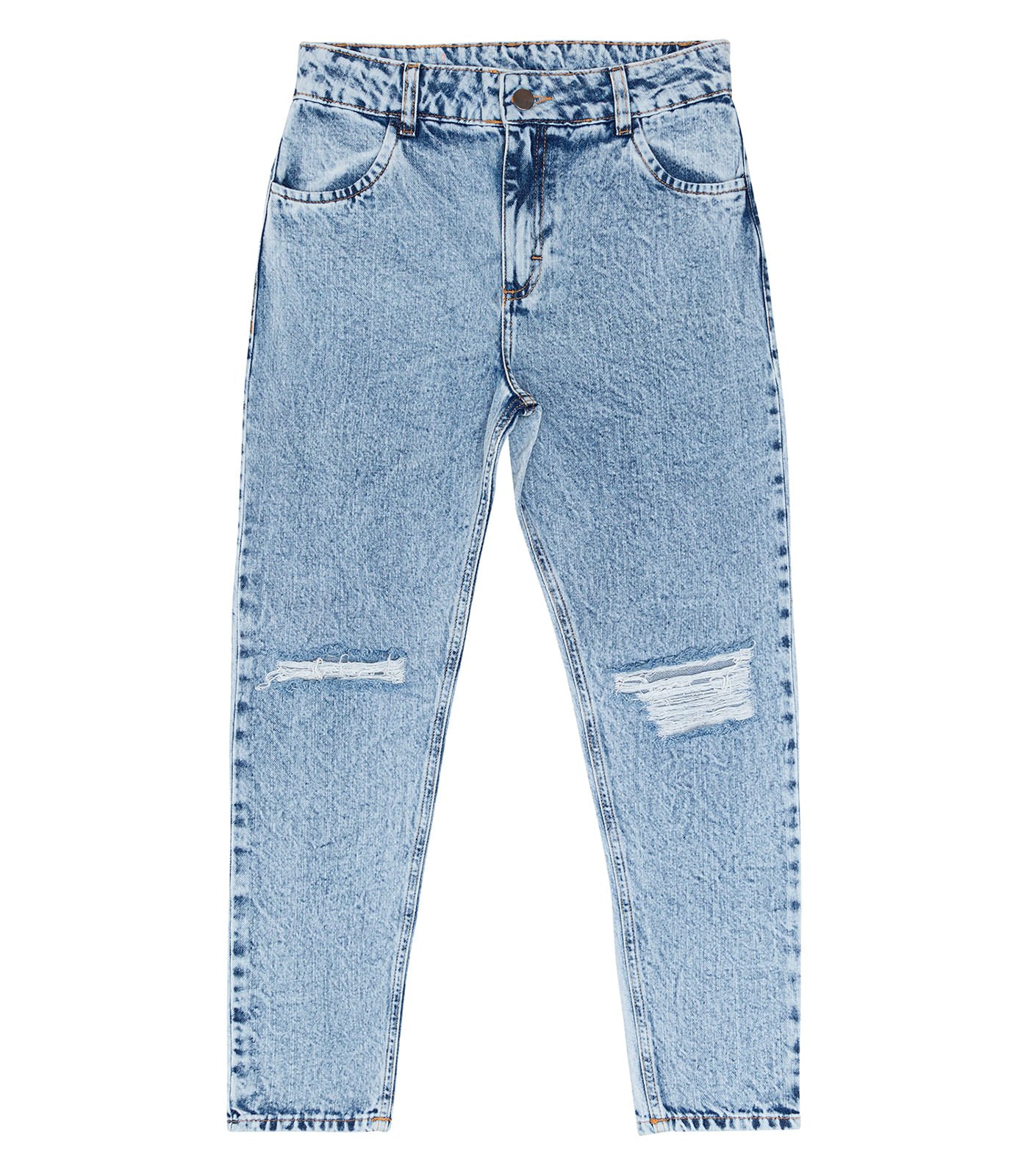 Calca Jeans Mom Rovitex Teen Azul Azul