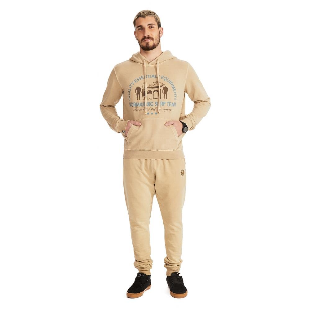 Casaco moletom masculino pro lab league lucas chumbo mormaii Bege