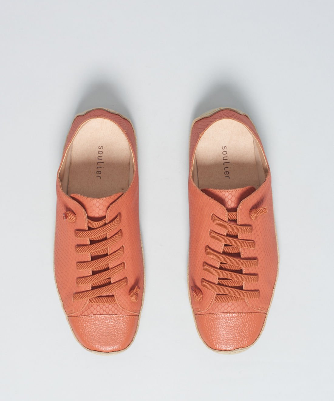 Tênis Comfort Serpente - Ocre Laranja
