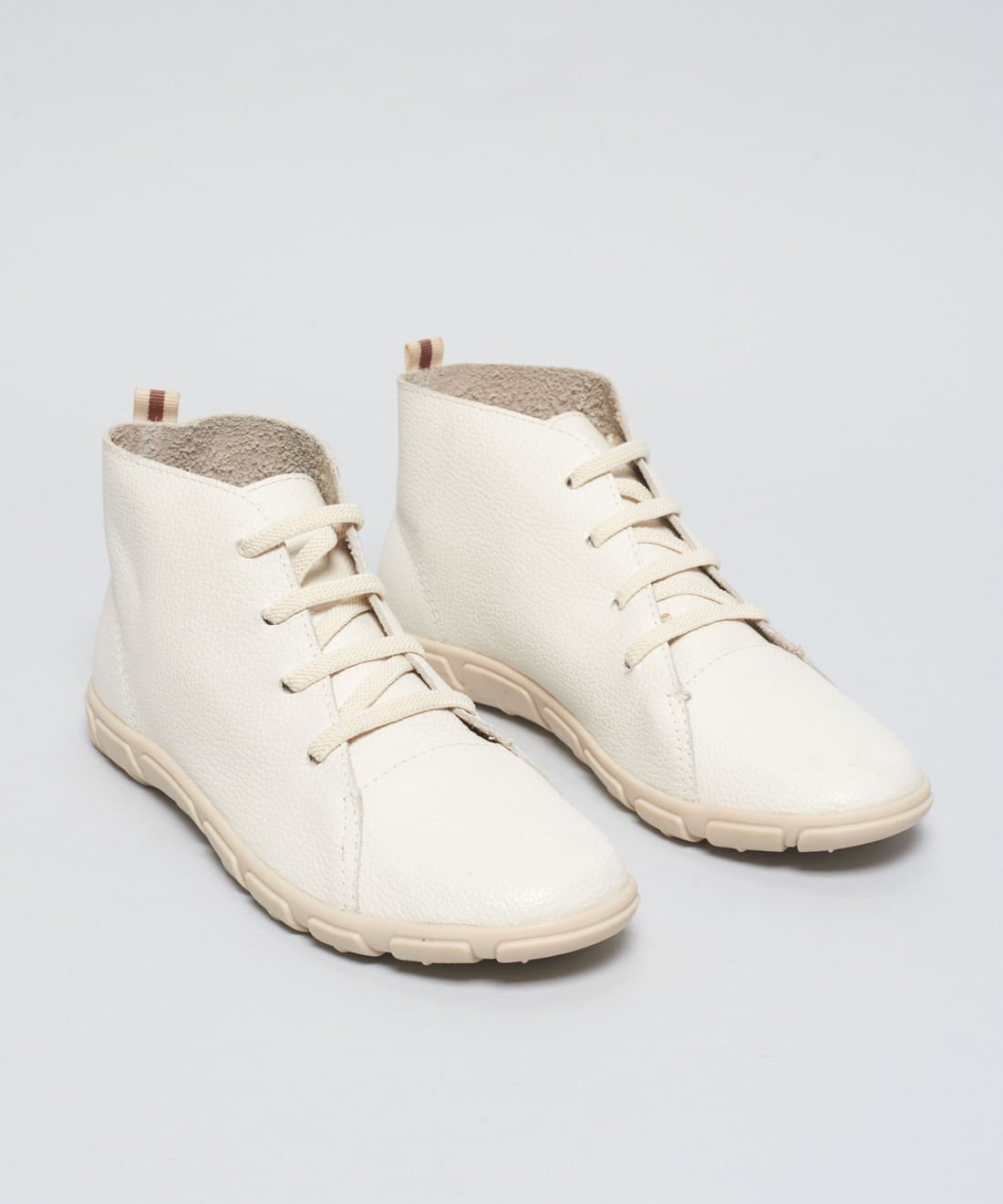 Tenis Frances Cano Medio - Offwhite Branco