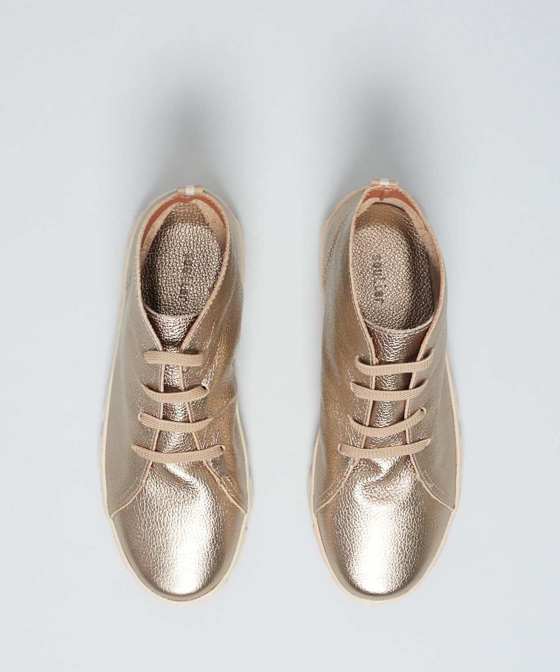 Tenis Frances Cano Medio - Prata Velho Prata