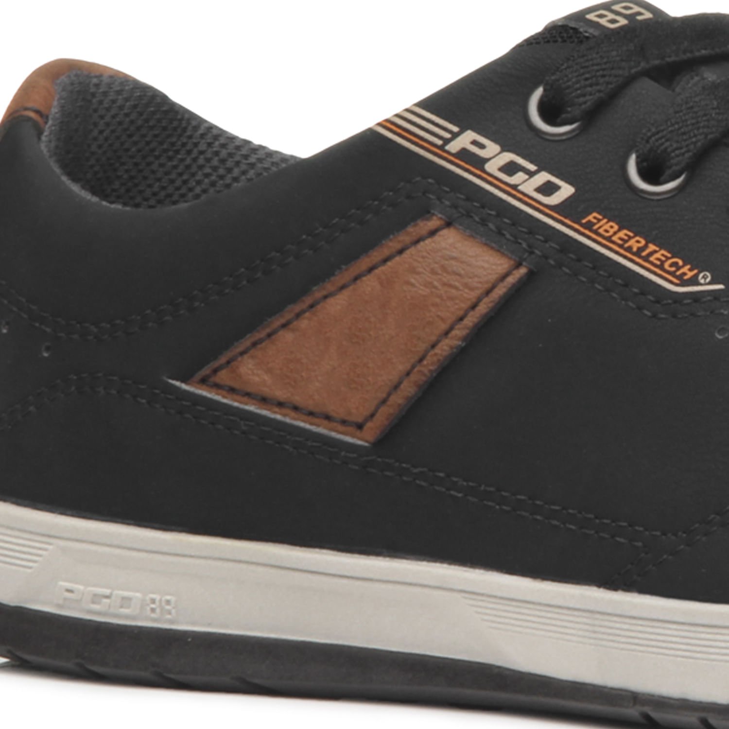 Sapatênis Pegada Masculino em Microfibra Preto 170420-09 Preto