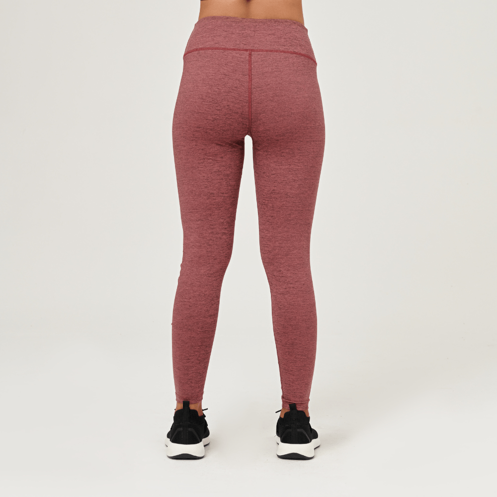 Calça Legging UV Com Proteção Solar Mescla Rose Rosa