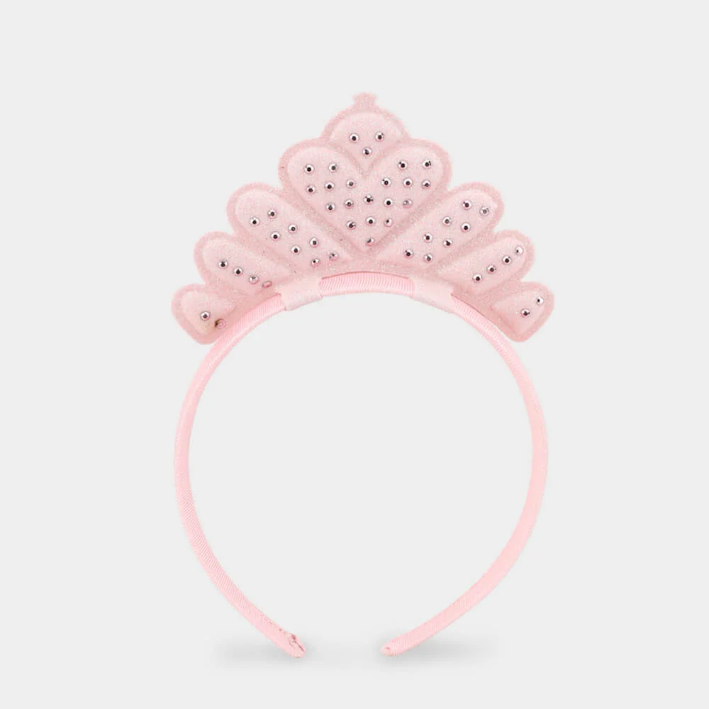 Tiara Infantil Bibi Rosa Rosa