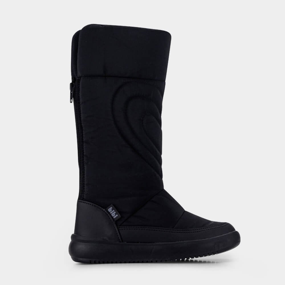Bota Infantil Cano Longo Bibi Urban Kids Drop Preta Preto