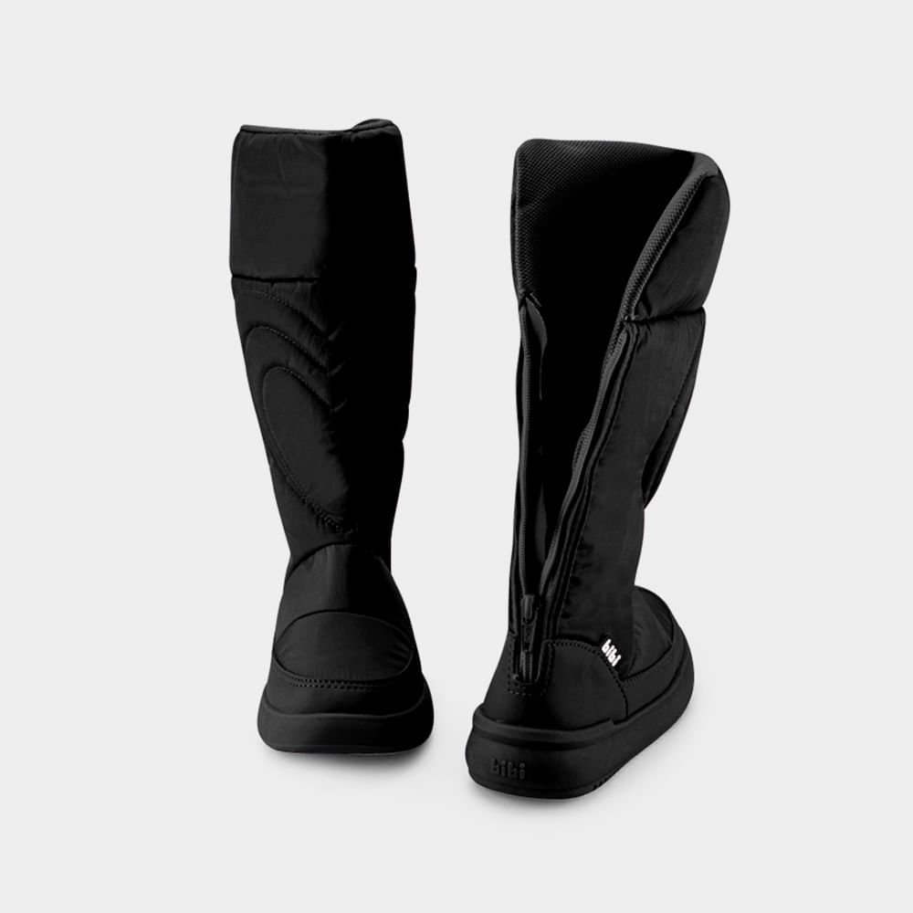 Bota Infantil Cano Longo Bibi Urban Kids Drop Preta Preto