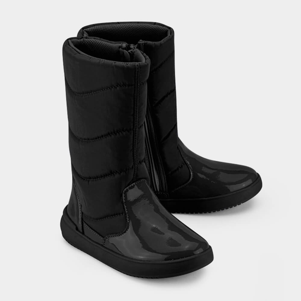 Bota Infantil Cano Longo Bibi Urban Basic Drop Preta Preto