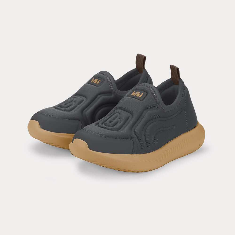 Tênis Infantil Bibi Flash Cinza com Marrom Cinza