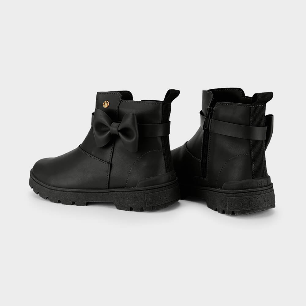 Bota Infantil Bibi Urban Coturno Preta Preto