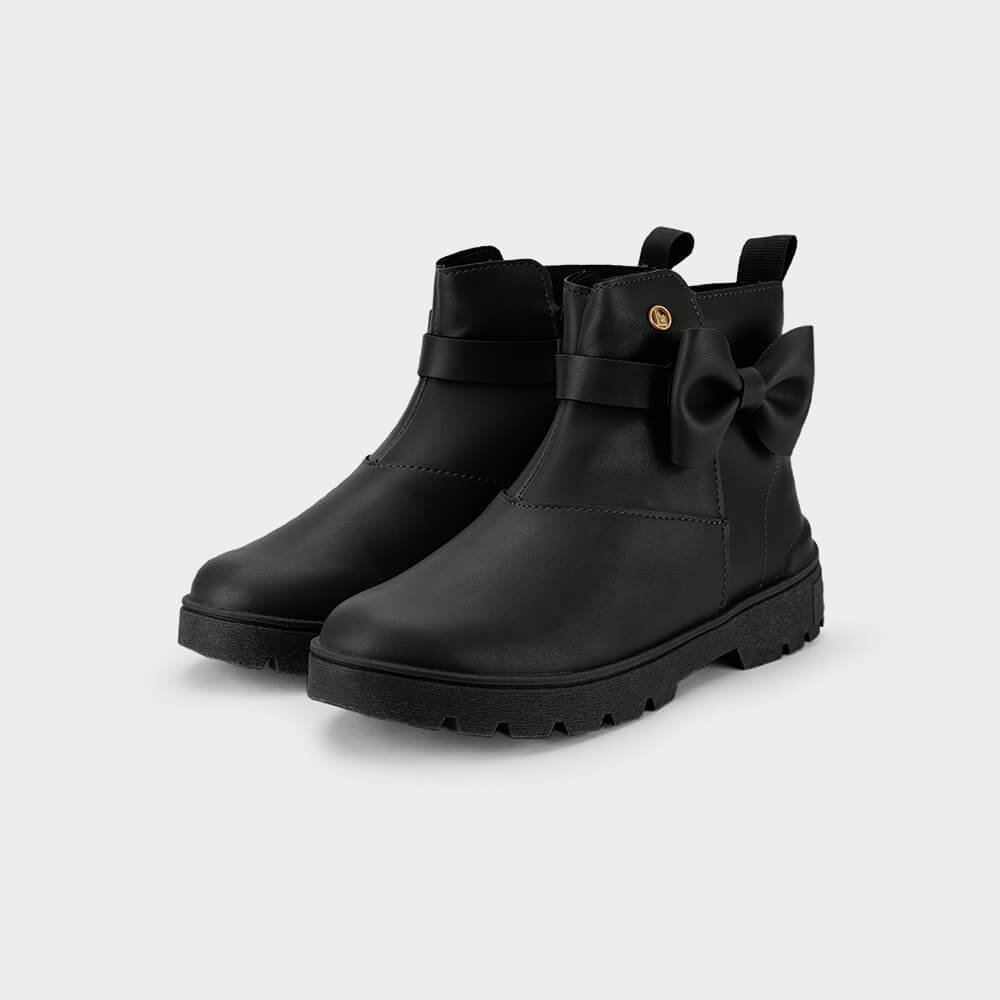 Bota Infantil Bibi Urban Coturno Preta Preto