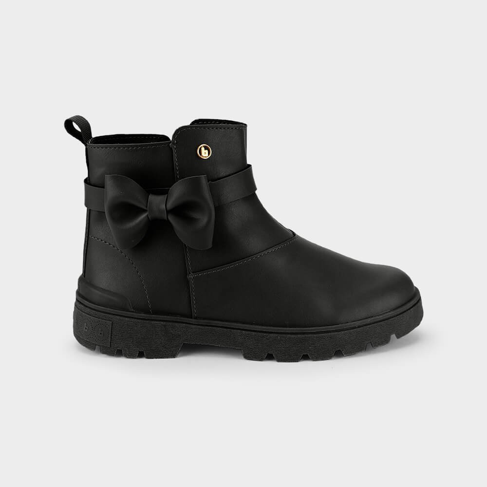 Bota Infantil Bibi Urban Coturno Preta Preto