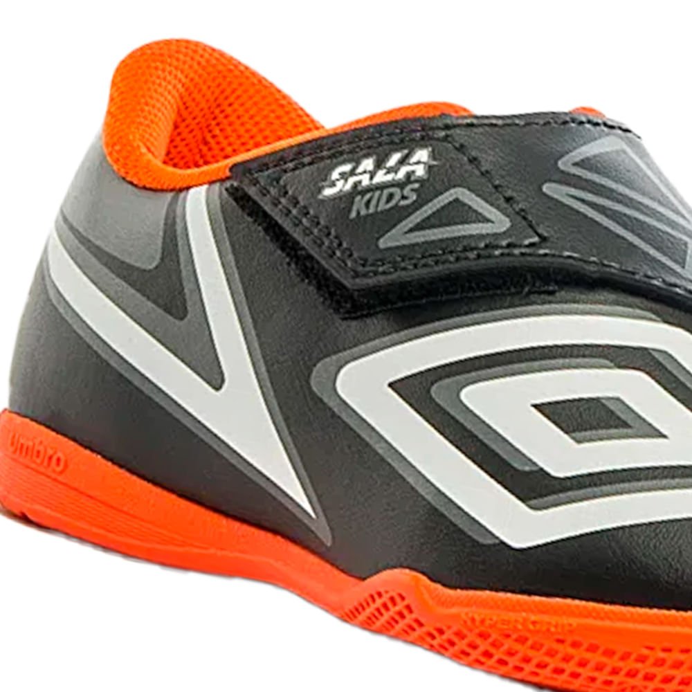 Chuteira Futsal Infantil Umbro Sala V Preto/laranja Preto/Laranja