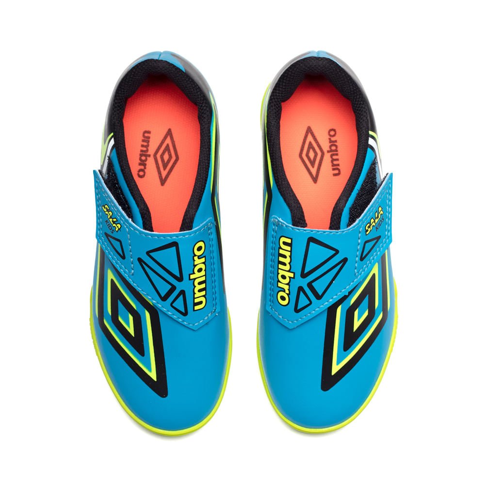 Chuteira Futsal Infantil Umbro Sala V Azul/verde Azul